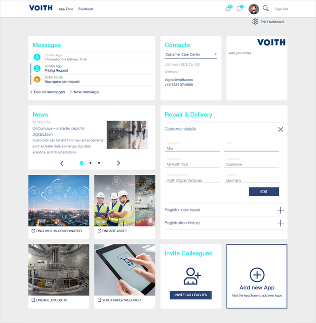 MyVoith– das Upgrade für Ihre Voith Welt | Voith
